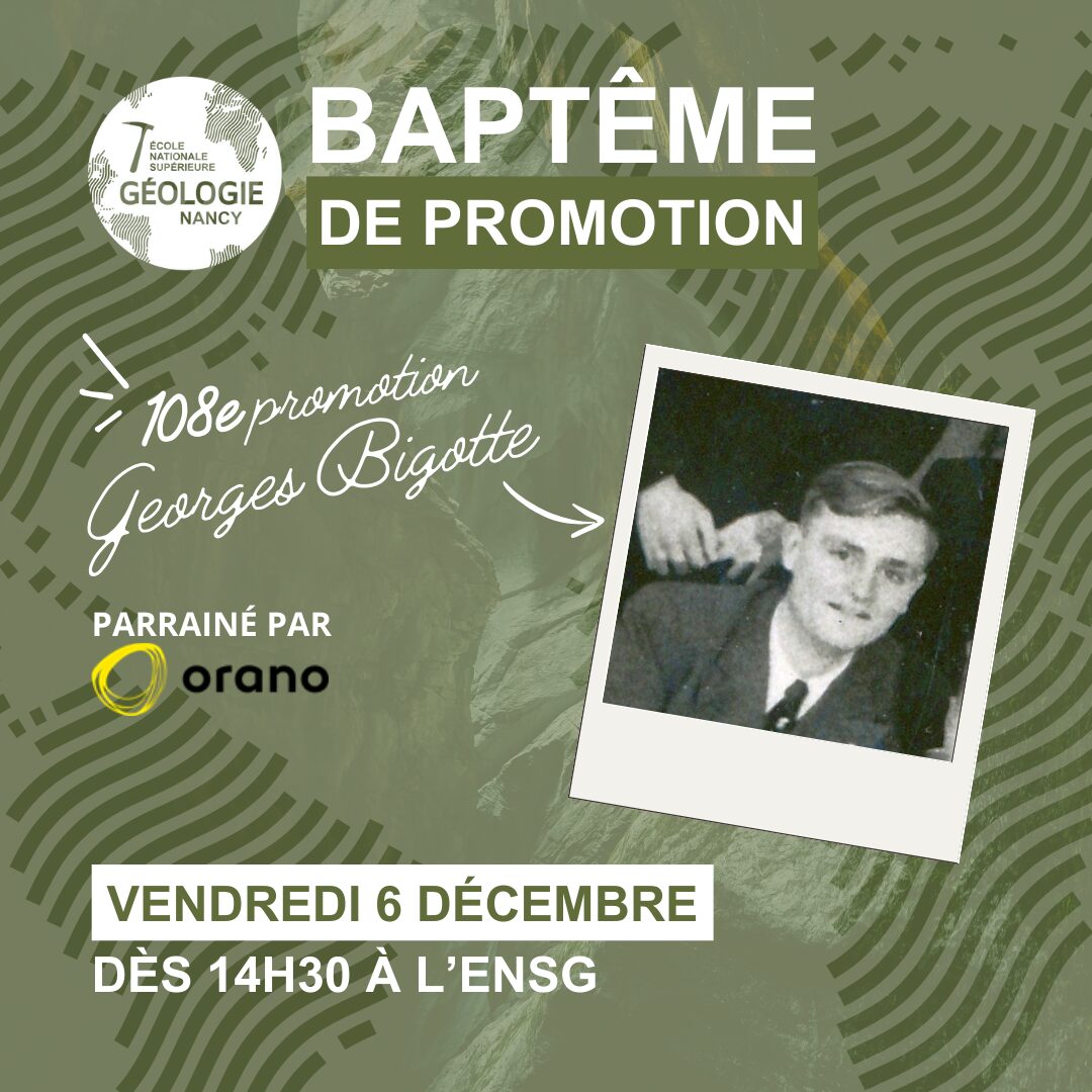 BAPTÊME DE PROMOTION 2024 - 108E PROMOTION "GEORGES BIGOTTE" - ENSG